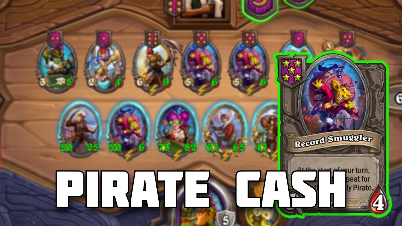 Pirate Cash | Hearthstone Battlegrounds - YouTube