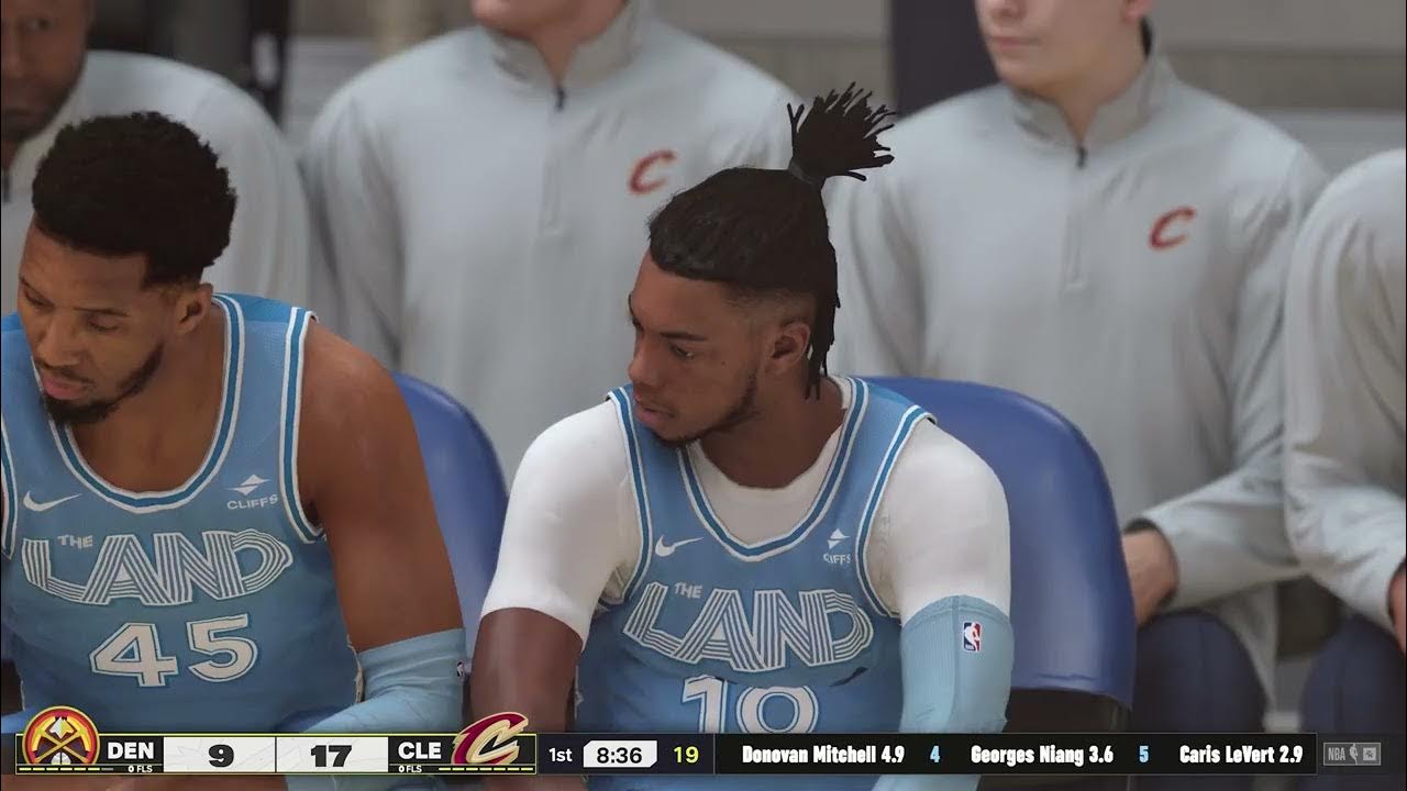 NBA 2K25 (Next Gen) - (New City Edition Uniforms) Denver Nuggets vs Cleveland Cavaliers - YouTube