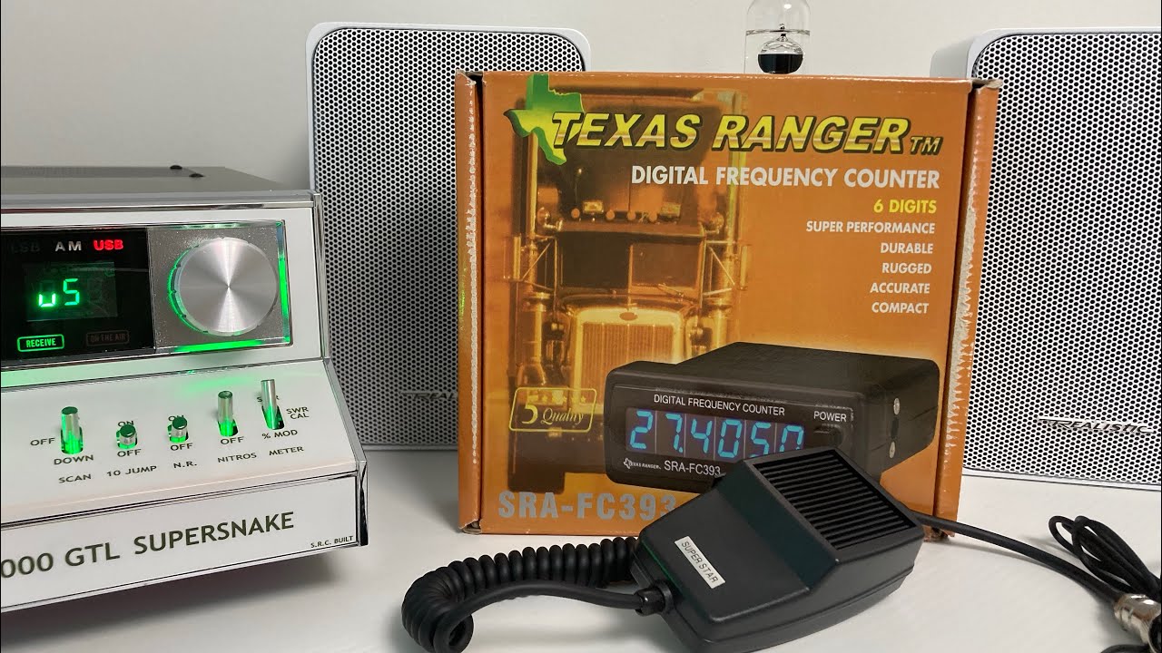 Chief Made CB Radio WOW I WON a PRIZE Texas Ranger Frequency Counter ...