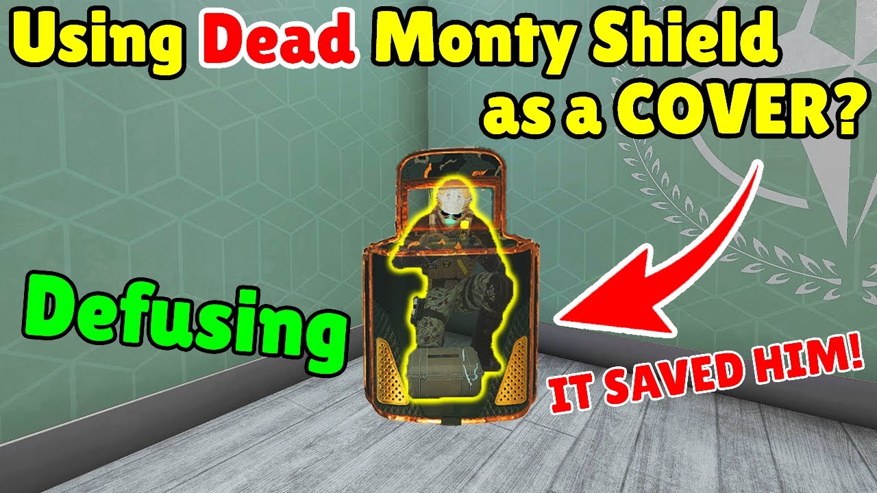 *400* IQ Defenders Using Montagne Shield To Cover Defuse! - Rainbow Six ...