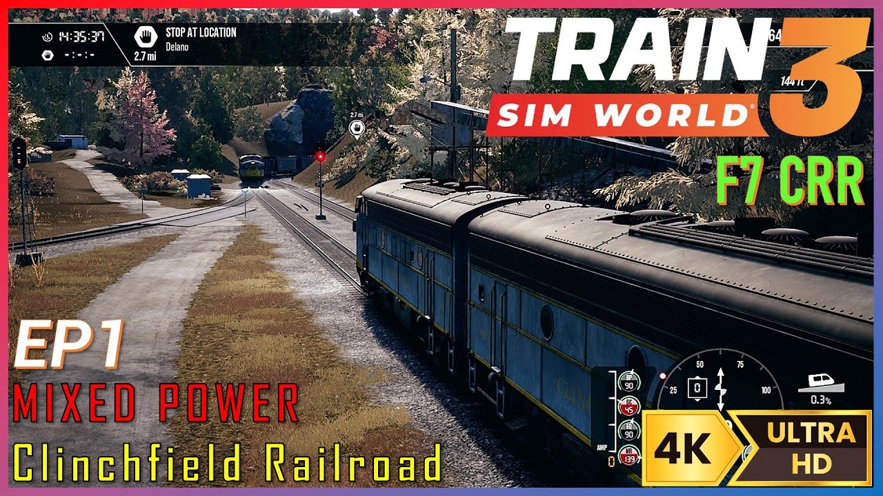 COAL TRAIN !! 4K | Mixed Power - Clinchfield Railroad | Train Sim World 3 - EP1 (No Commentary ...