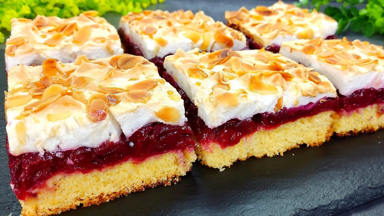 The FAMOUS Cherry cake that drives the whole world crazy! Simple, quick ...
