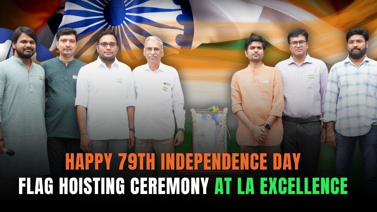 Happy 79th Independence Day | Flag Hoisting Ceremony at La Excellence ...