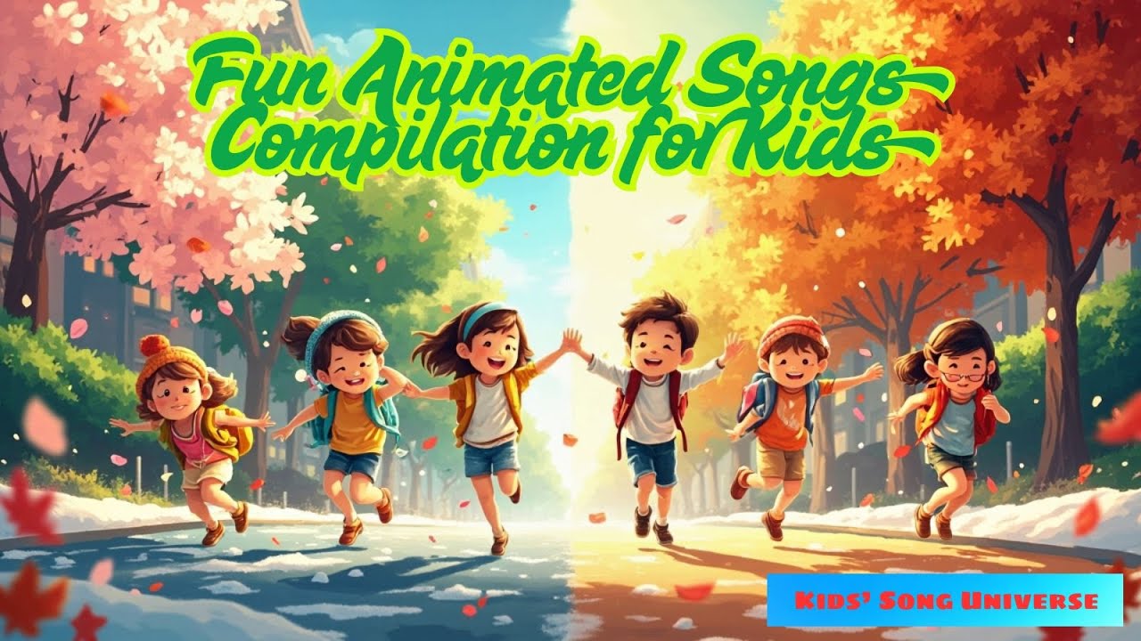 Fun Animated Songs Compilation for Kids – Dance, Learn & Play with ...