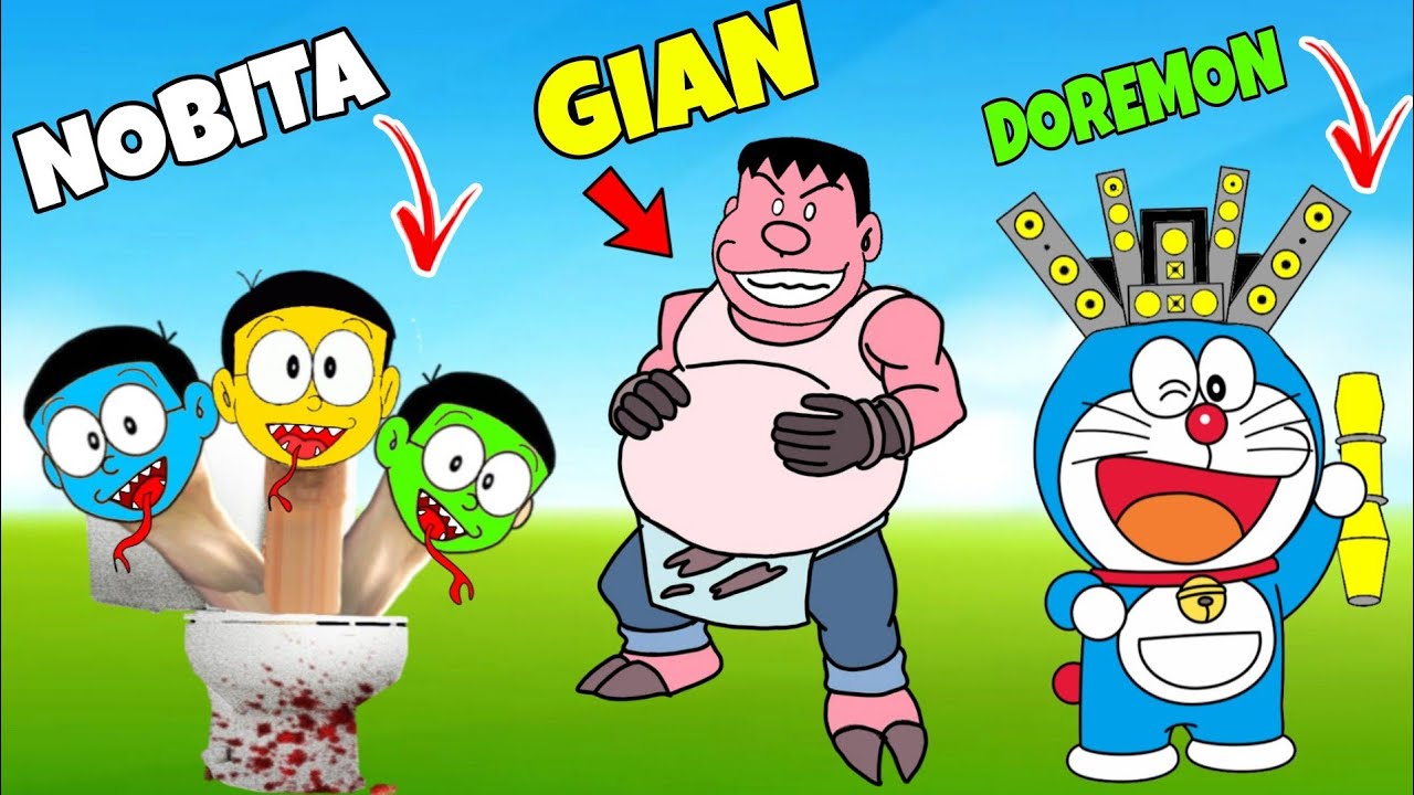 Nobita Become Killer Monster 😈😈| Shinchan And Nobita Game | Funny Game ...