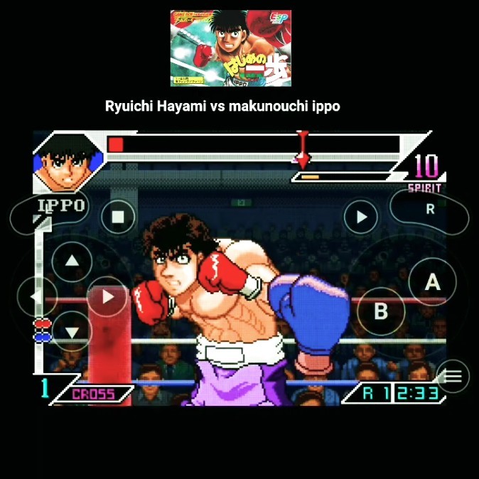 Ryuichi Hayami vs makunouchi ippo #shortsvideogames #lemuroid #gba ...