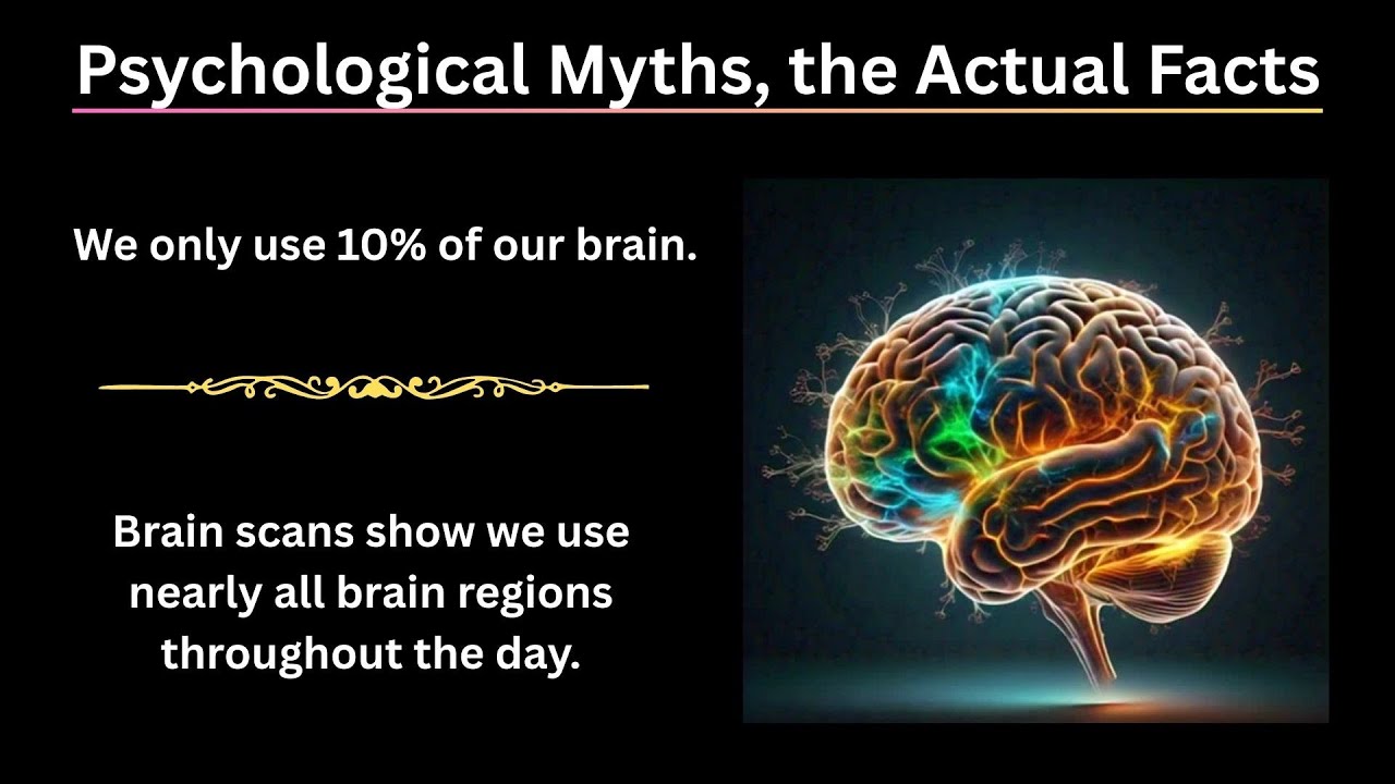 Funny Psychology Myths vs Facts #PsychologyMyths - YouTube