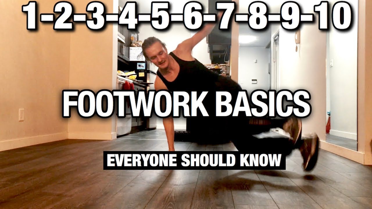 Footwork Tutorial | 1-2-3-4-5-6-7-8-9-10 Step | Footwork Basics ...