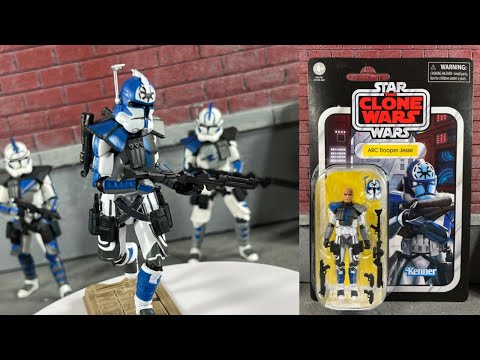Star Wars Vintage Collection Arc Trooper Jesse Clone Wars Action Figure ...