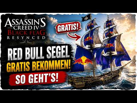 So bekommt ihr die Red Bull Segel GRATIS | Assassin's Creed Black Flag Resynced