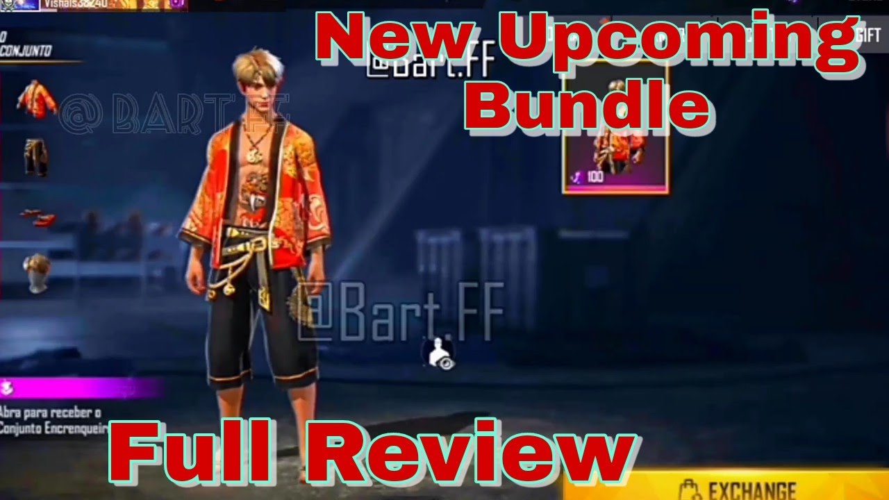 New Upcoming Bundle Full Review//Free Fire New Bundle Coming Soon ...