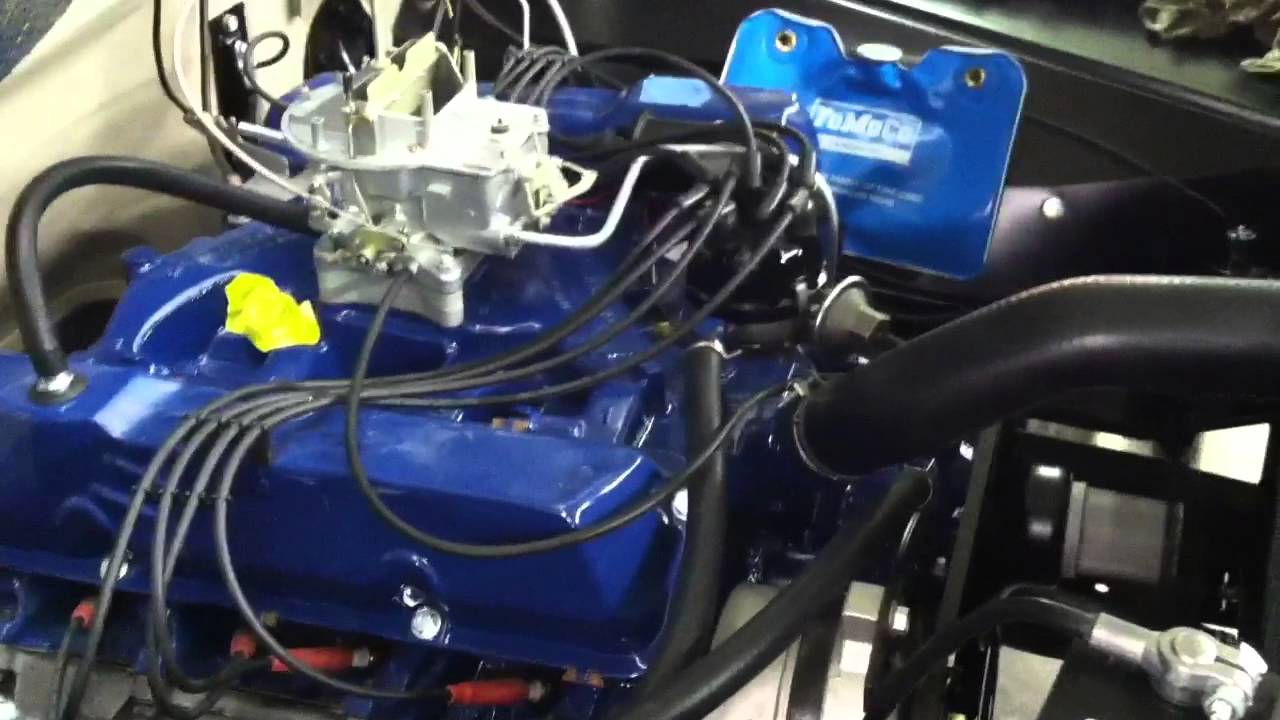 '66 F100 352 Engine Running - YouTube