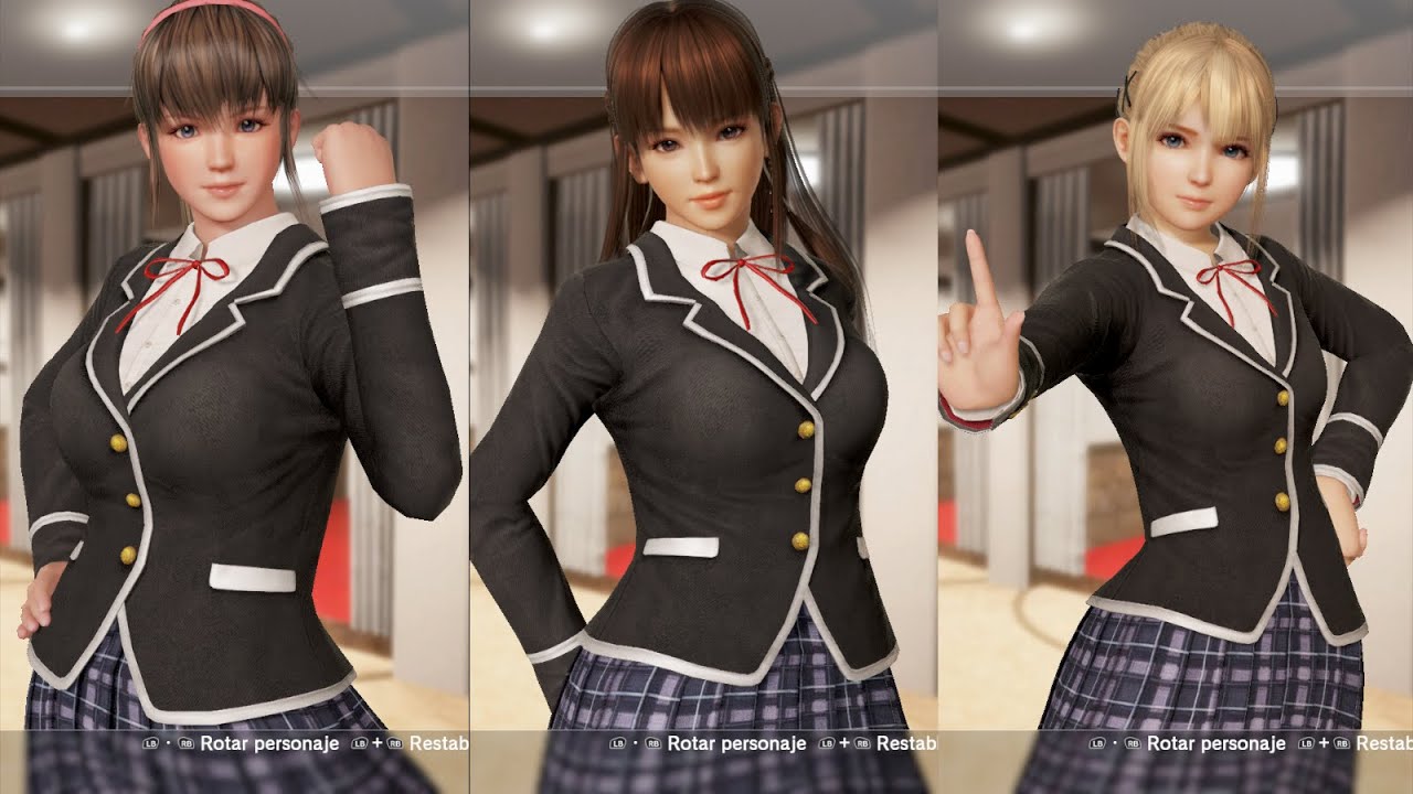Doa6 Shcool uniform DLC 1 - YouTube