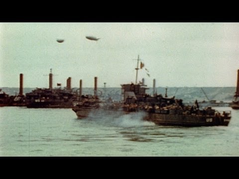HD Stock Footage WWII Color Normandy - Omaha Beach Vol. 1 - YouTube