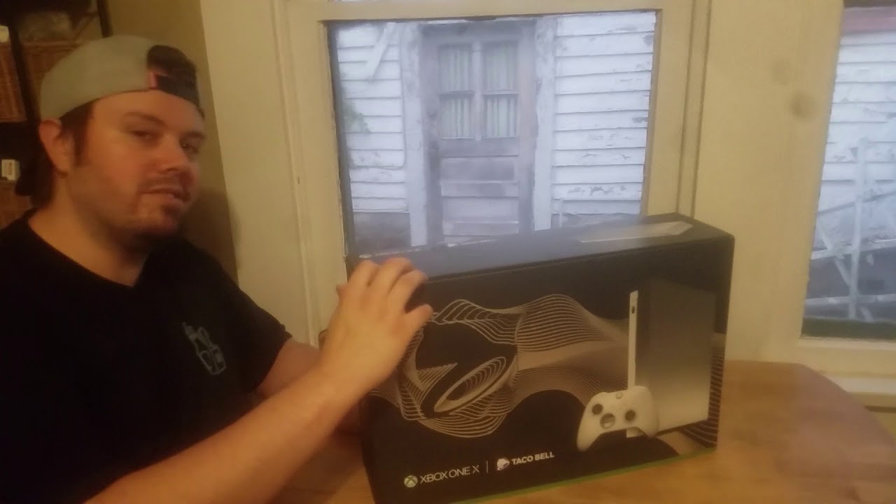 Taco Bell Xbox One X and White Elite Controller Unboxing - YouTube