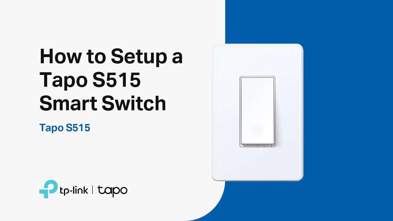 How to Setup a Tapo S515 Smart Switch - YouTube