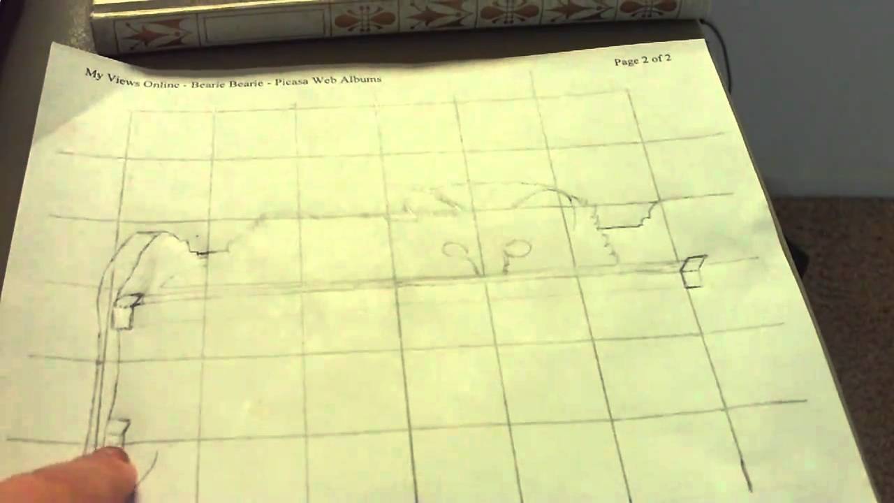 Drawing My Cat On A Grid Part One - YouTube