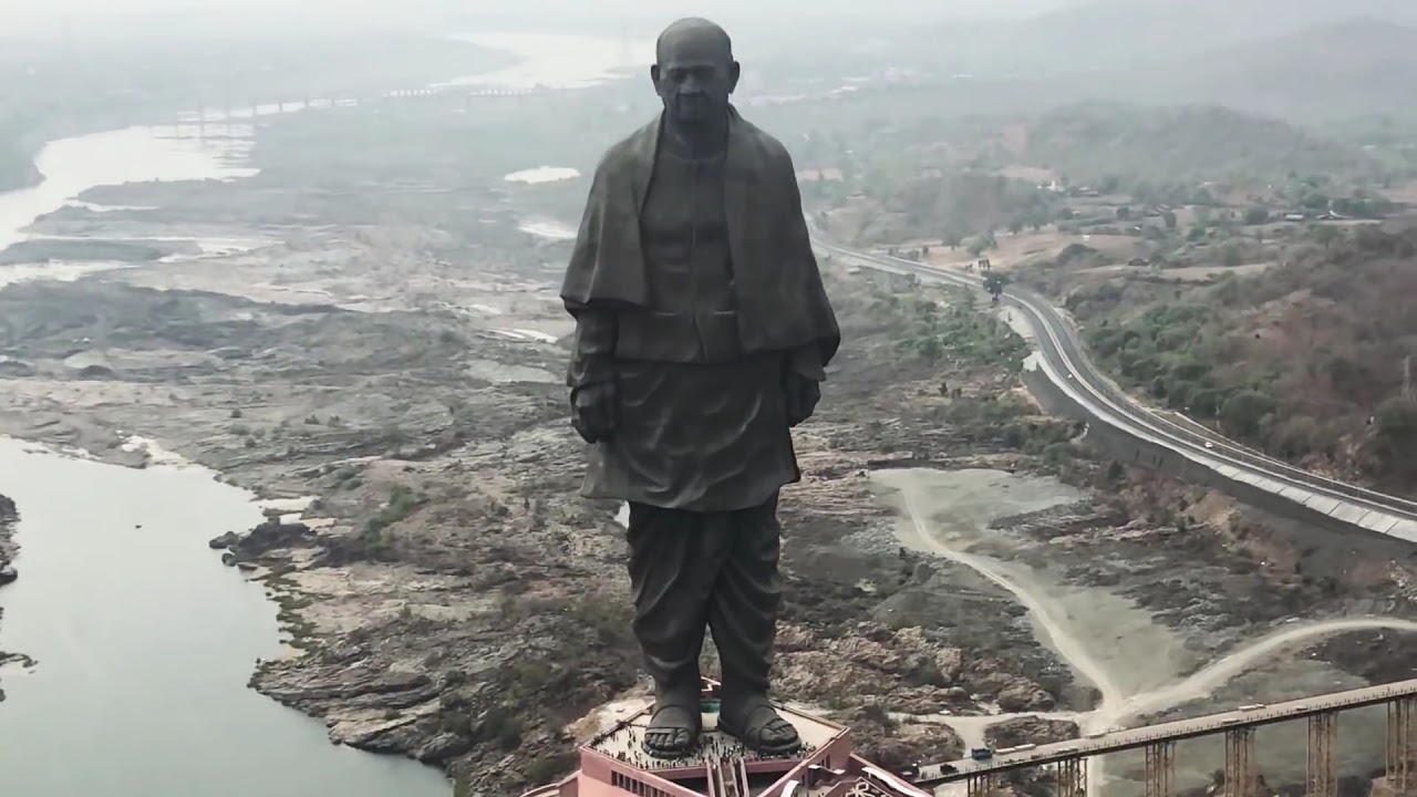 The Statue Of Unity A Helicopter Ride YouTube The Statue Of Unity A Helicopter Ride YouTube