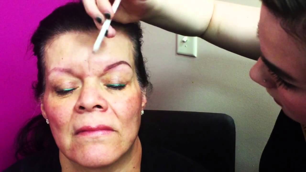 Brow Stencil Tutorial - YouTube
