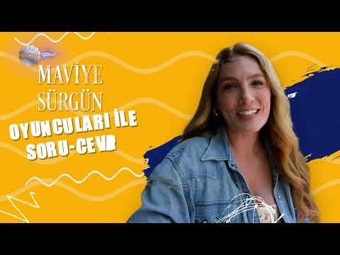 #MaviyeSürgün setini ziyaret ettik 😊Biz sorduk, Gökşen Ateş cevapladı 😉
