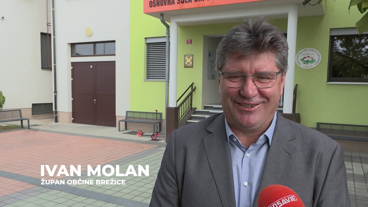 Moj prvi šolski dan: Župan občine Brežice Ivan Molan - YouTube