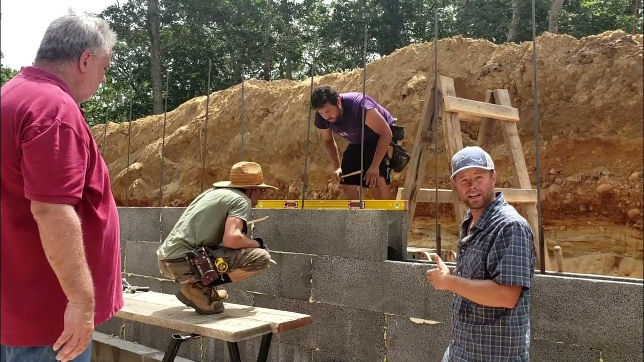 Perfect Block Foundation Installation - video 3 - YouTube