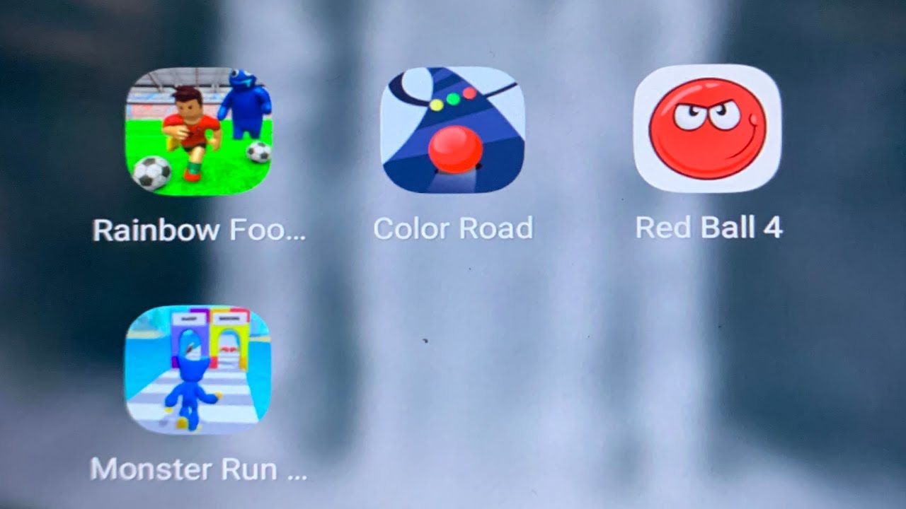 Rainbow Football Friends,Color Road,Red Ball 4,Monster Run... - YouTube