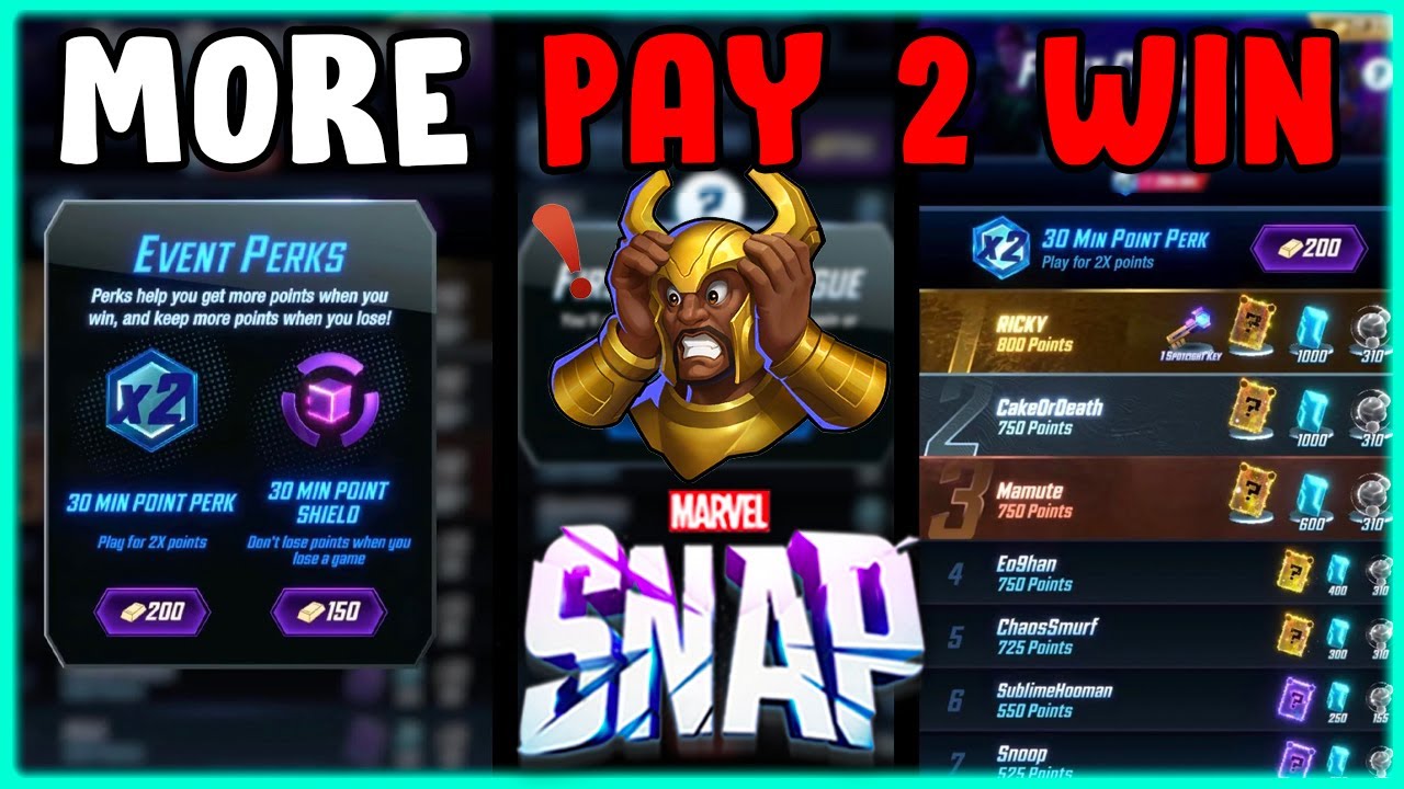 New PAY 2 WIN Event!?! - Marvel Snap - YouTube