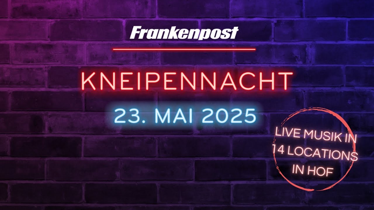 Frankenpost Kneipennacht 2025 Hof Trailer 4K - YouTube