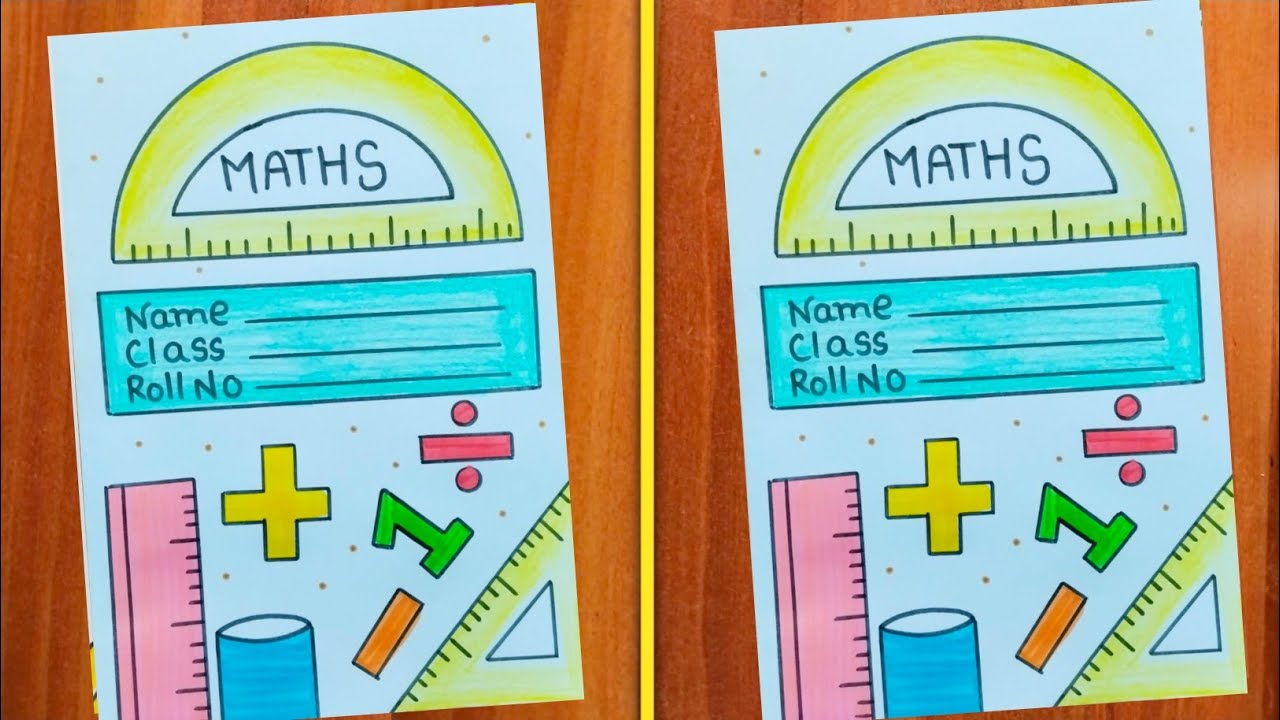 Maths Front Page Design / Maths project Work / Mathematics Front Page ...