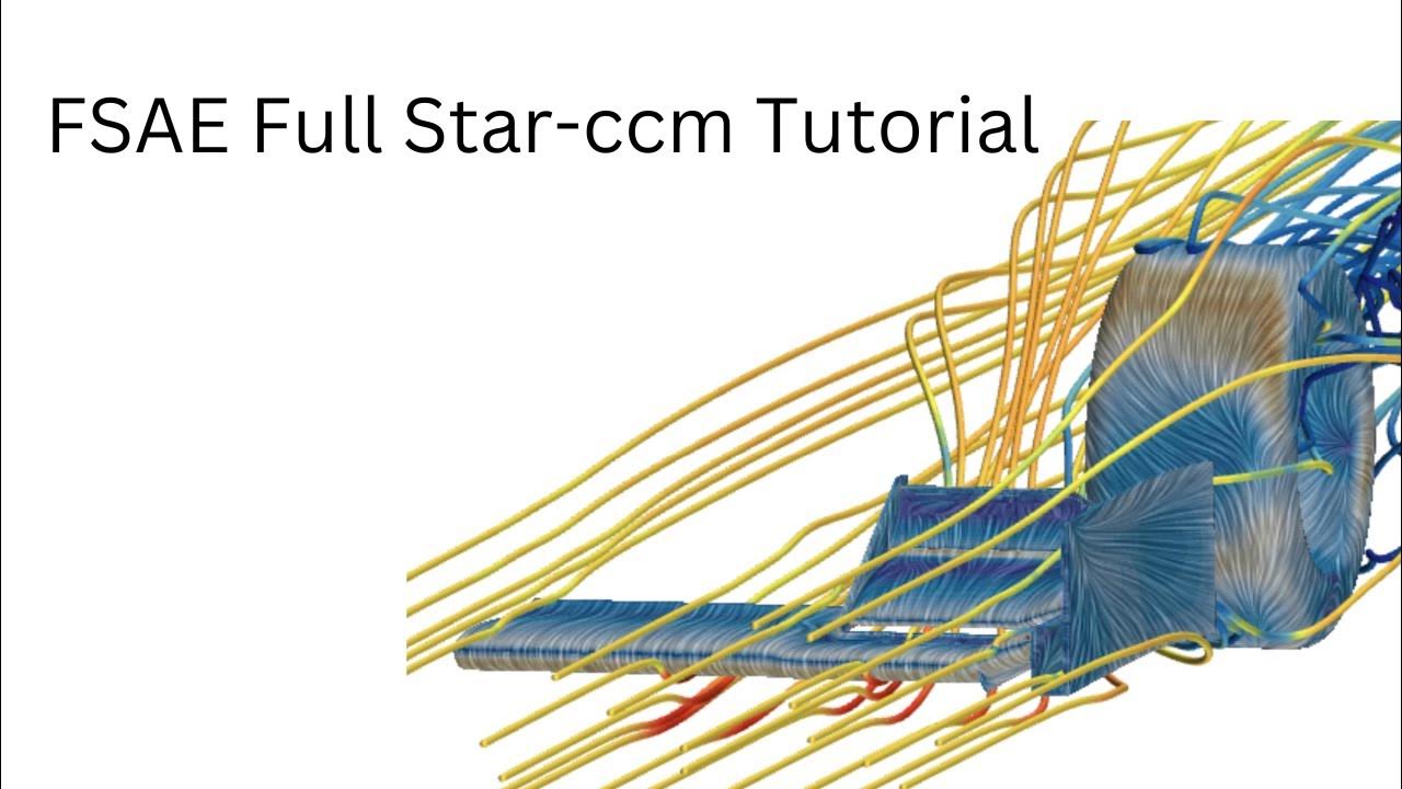 Fsae Cfd Star Ccm Full Tutorial Complete Guide For Beginners Computational Fluid Dynamics