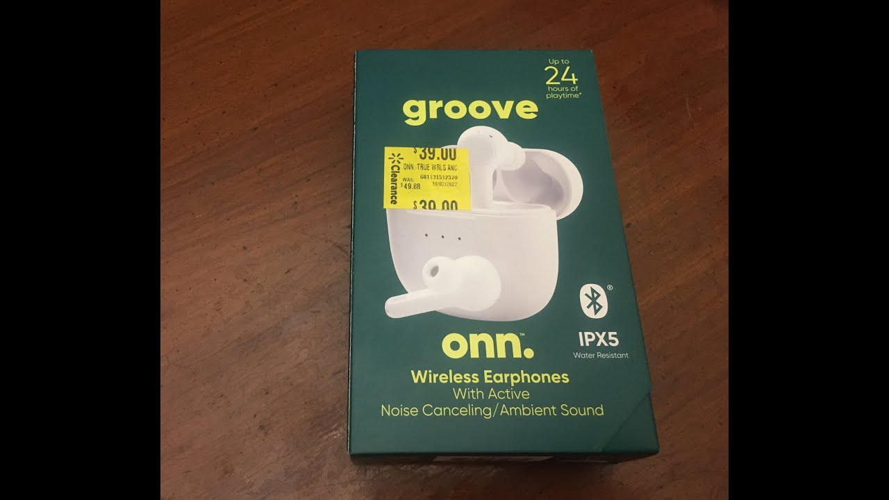 Walmart Clearance Onn Groove Wireless Earphones with active noise ...