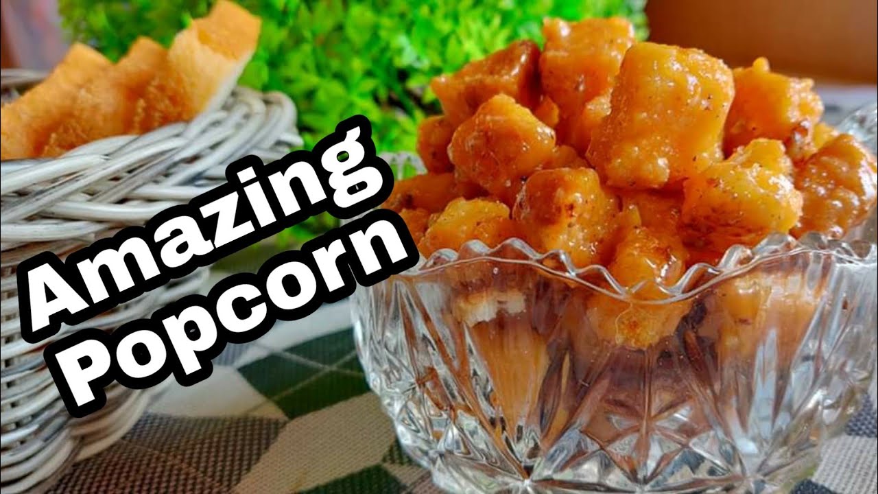 Amazing Popcorn Recipe | Bread caramel popcorn | Crispy Evening Snacks ...