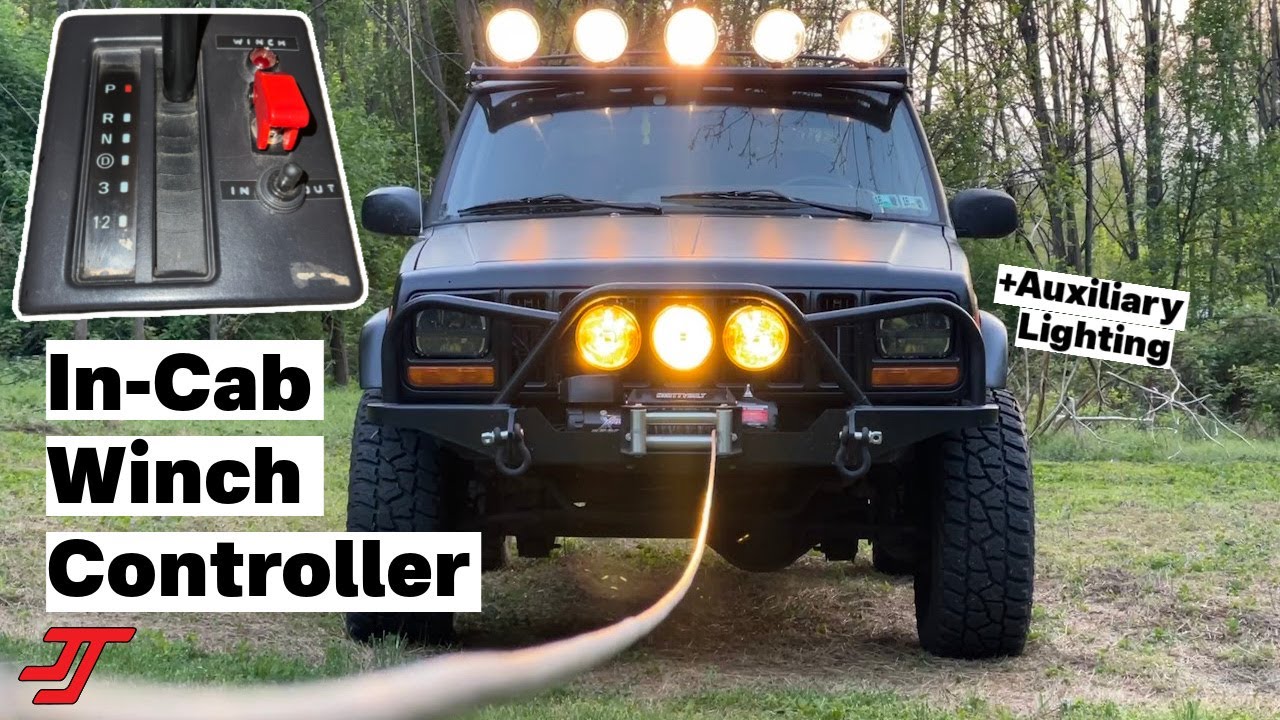 Easy Onboard Winch Controller + Light Bar Wiring Done! - YouTube