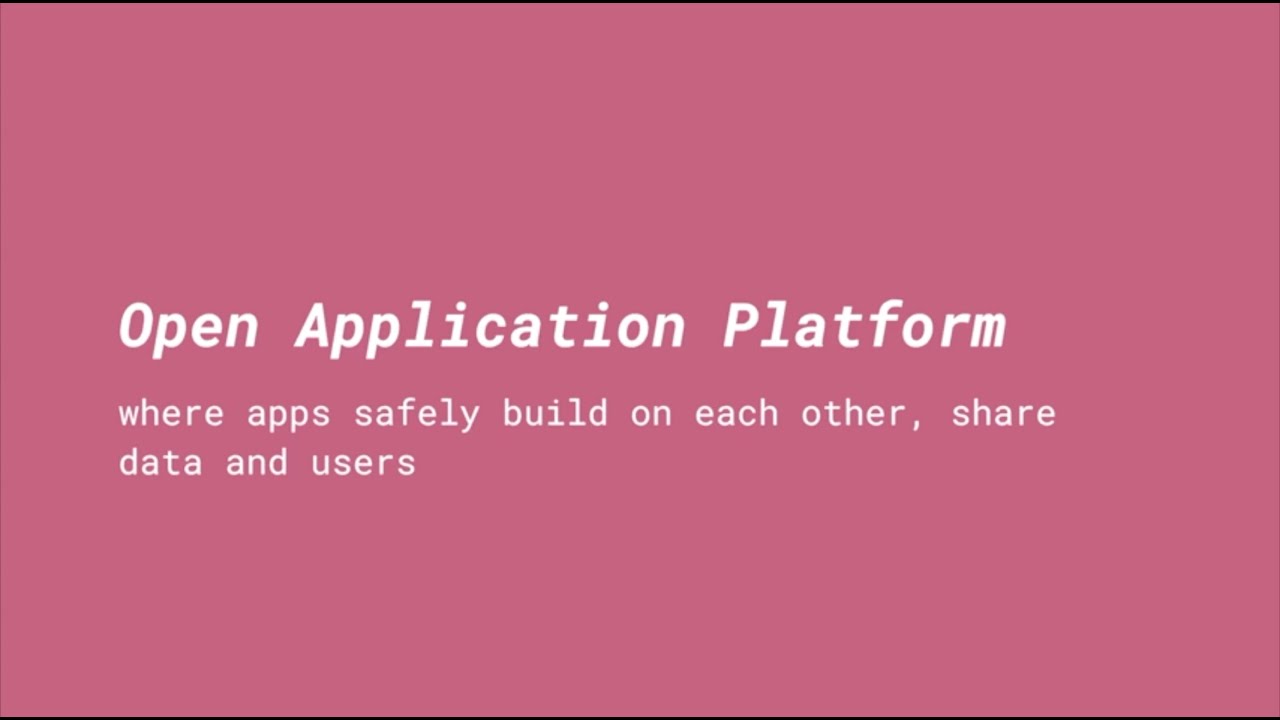 Fluence: Open Application Platform - YouTube