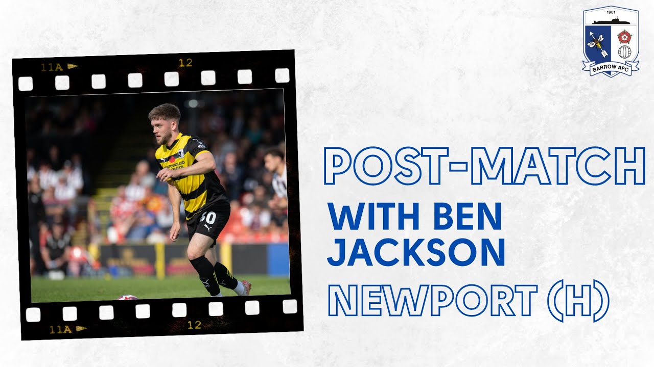 Post-Match Thoughts With Ben Jackson; Newport (H) - YouTube