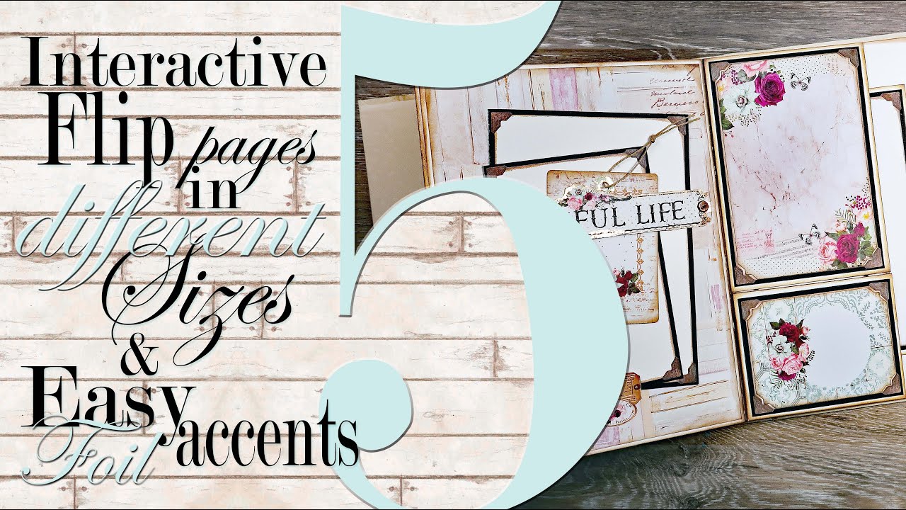 Interactive Flip Pages in Different Sizes & More~Tutorial - YouTube