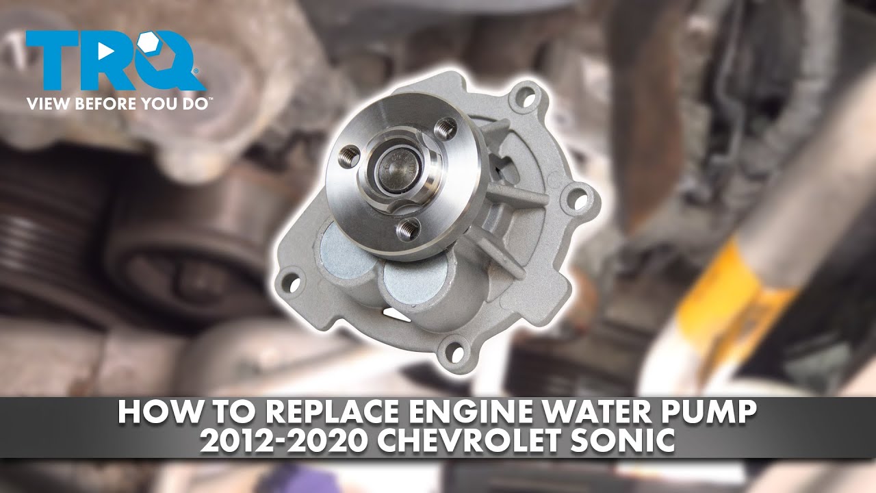 How to replace Engine Water Pump 2012-2020 Chevrolet Sonic | 1A Auto