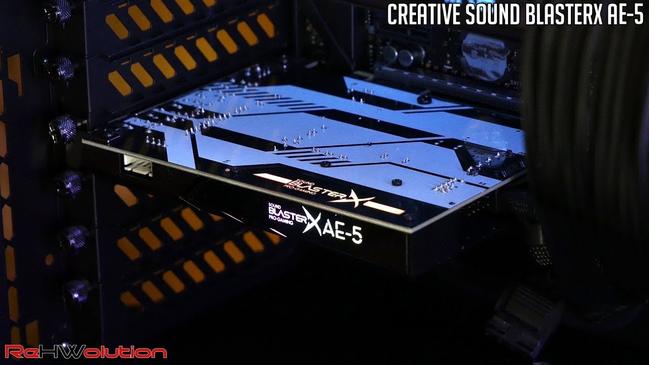 RGB in una scheda audio!? Creative SoundblasterX AE-5 - Recensione 4K ...