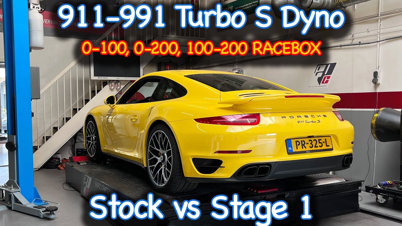 991 Turbo S Stage 1 Chip Tuning Kaç Beygir Artırdı? | Racebox 0-100, 0 ...