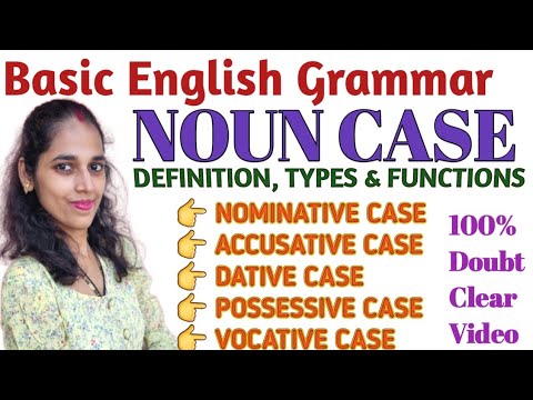 NOUN Case | Definition, Types & Functions | Nominative, Accusative ...