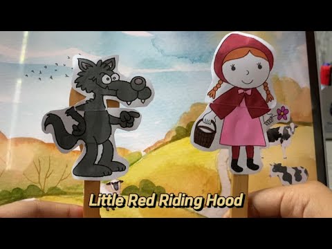 Spoon Puppet: Little Red Riding Hood Activity Demonstration - YouTube