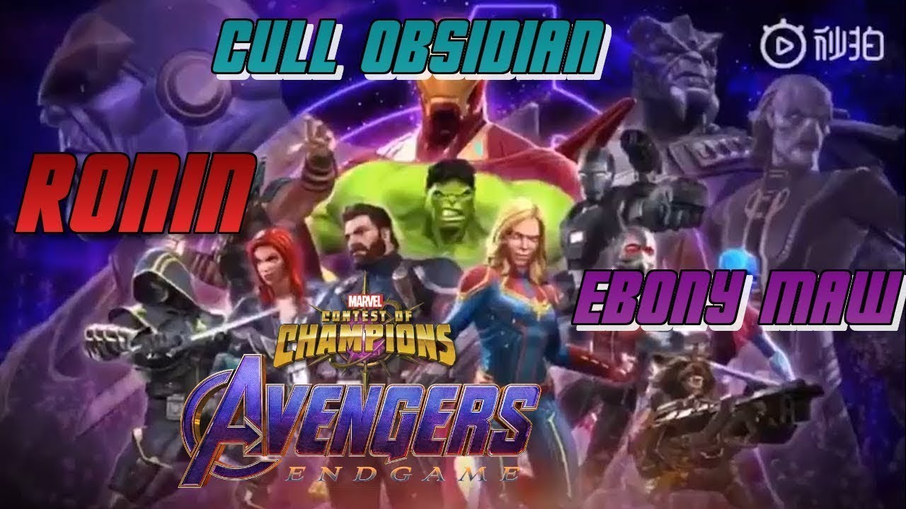 MCOC v23.0 Update: Ronin + Ebony Maw + Cull Obsidian - Marvel Contest ...