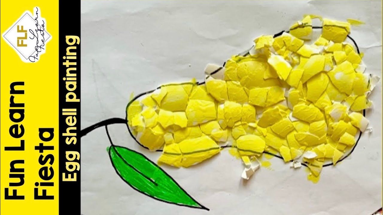 Fun painting on smashed egg shells | fine motor activity for kids - YouTube