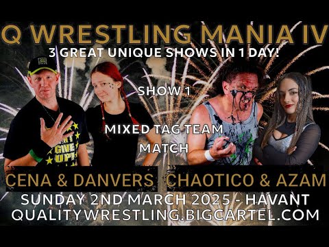 Carlos Chaotico & Alice Azam prepair for thier Tag Match at QMania ...