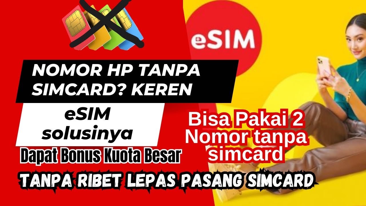 Cara Membeli eSIM Indosat IM3 Tanpa Simcard sampai bisa digunakan - YouTube