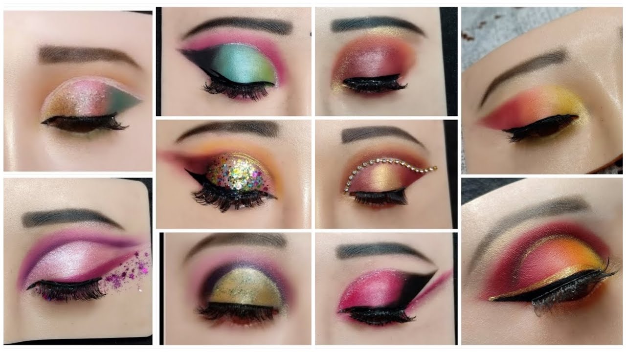 10 Amazing eye makeup tutorial 😍| step by step| the beautician - YouTube