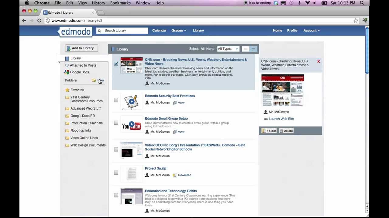 Edmodo Library Tutorial - YouTube