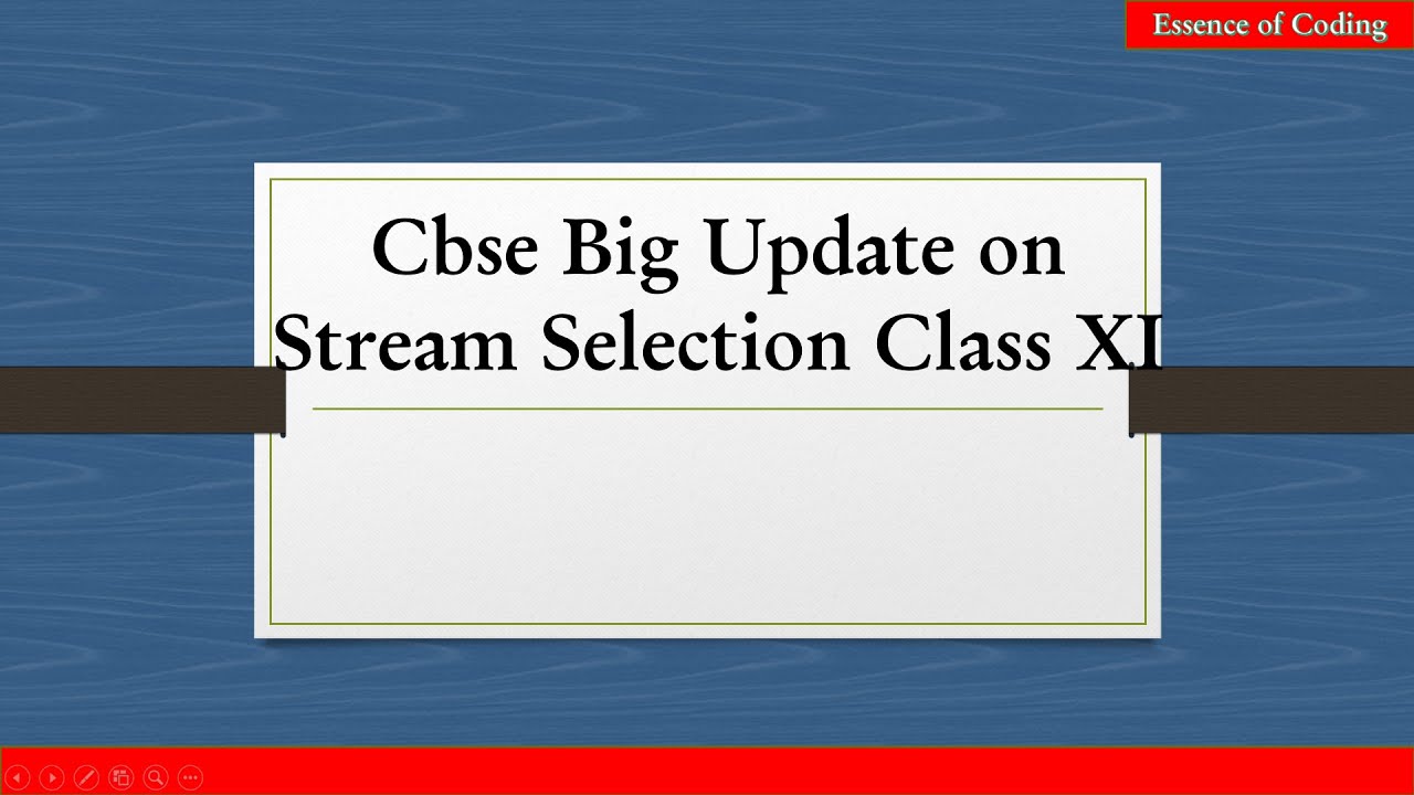 Stream Selection for Class XI | New Education Policy | CBSE | stream ...