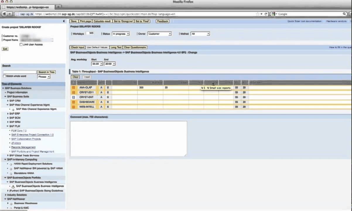 SAP Quick Sizer - YouTube